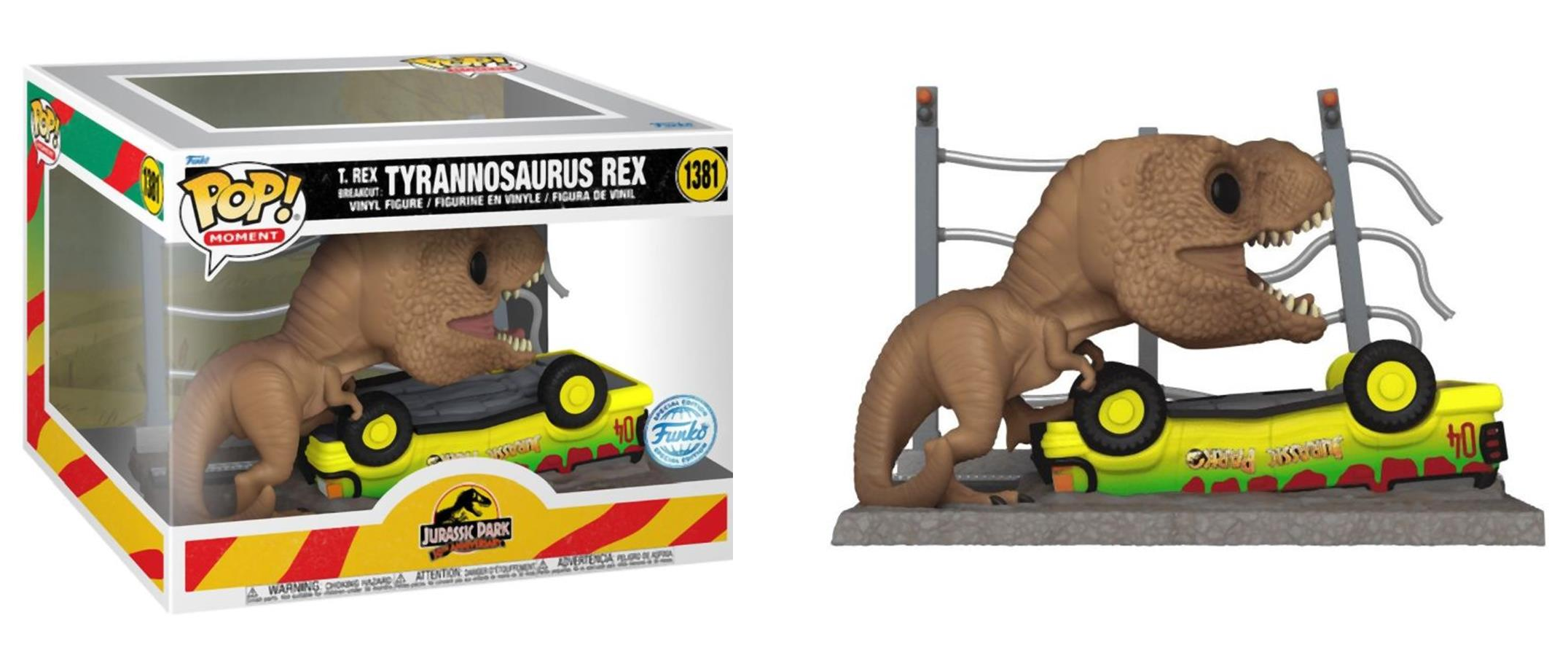 T-Rex Breakout: Tyrannosaurus Rex 1381 Jurassic Park 30th Anniversary ...