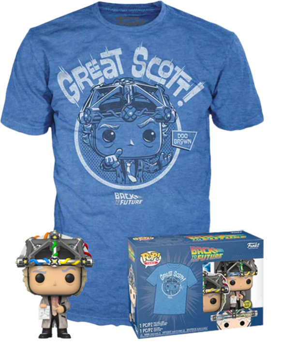 POP & Tee (L) Doc with helmet 959 Back to The Future Funko POP | Sklep ...